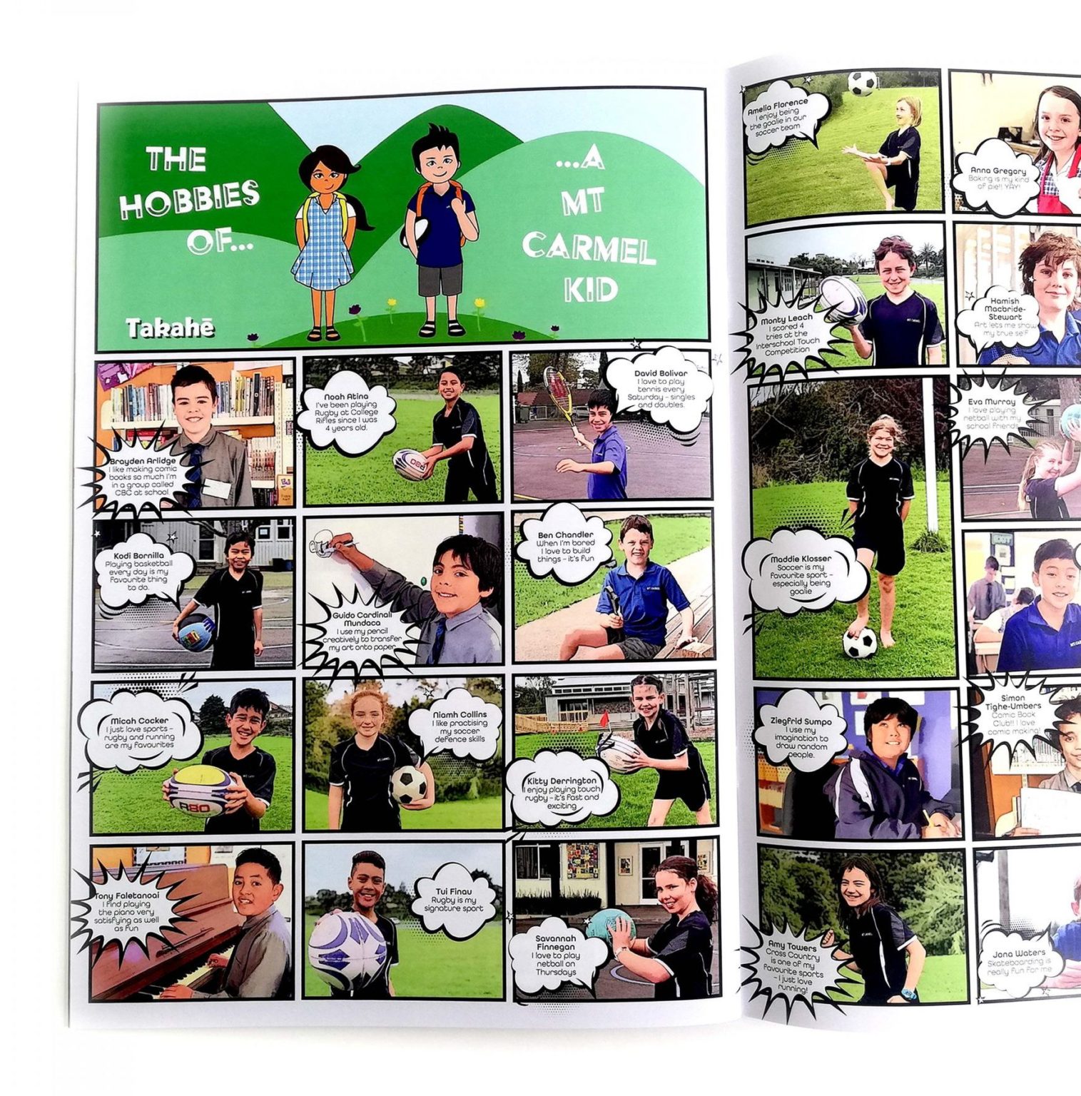 How to Create a Fun Primary School Yearbook - Spacific Creative