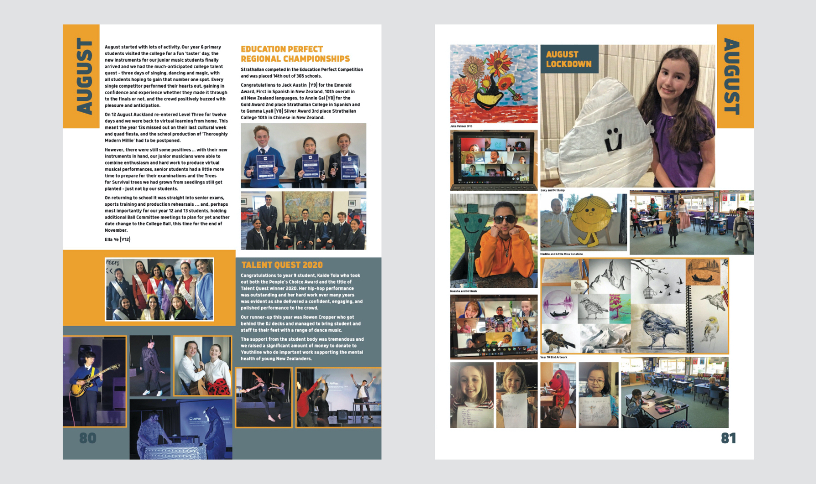 The Best Yearbook Covers & Page Designs of 2020 - Spacific Creative