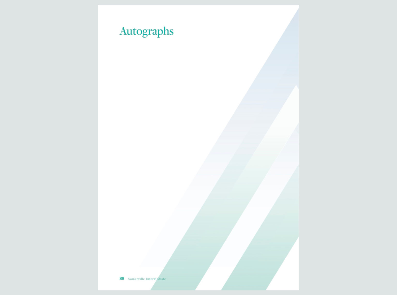 20 Autograph Page Designs for a Successful School Keepsake - Spacific ...