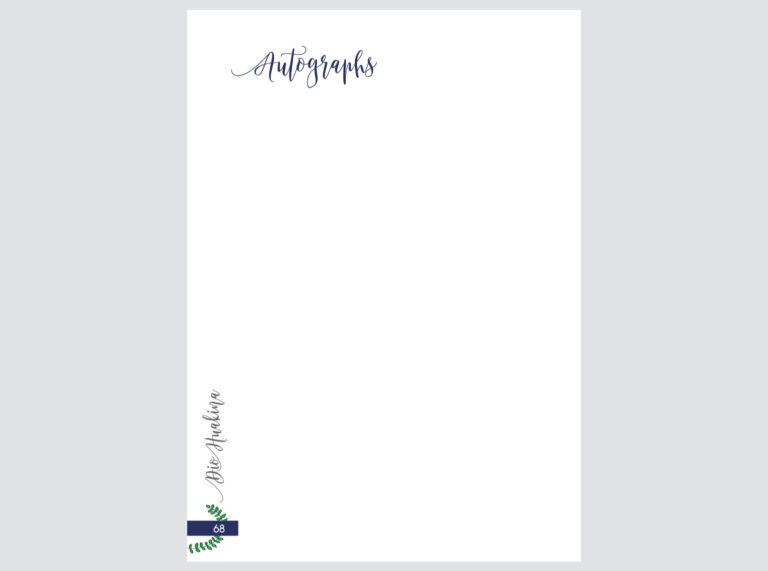 20 Autograph Page Designs for a Successful School Keepsake - Spacific ...