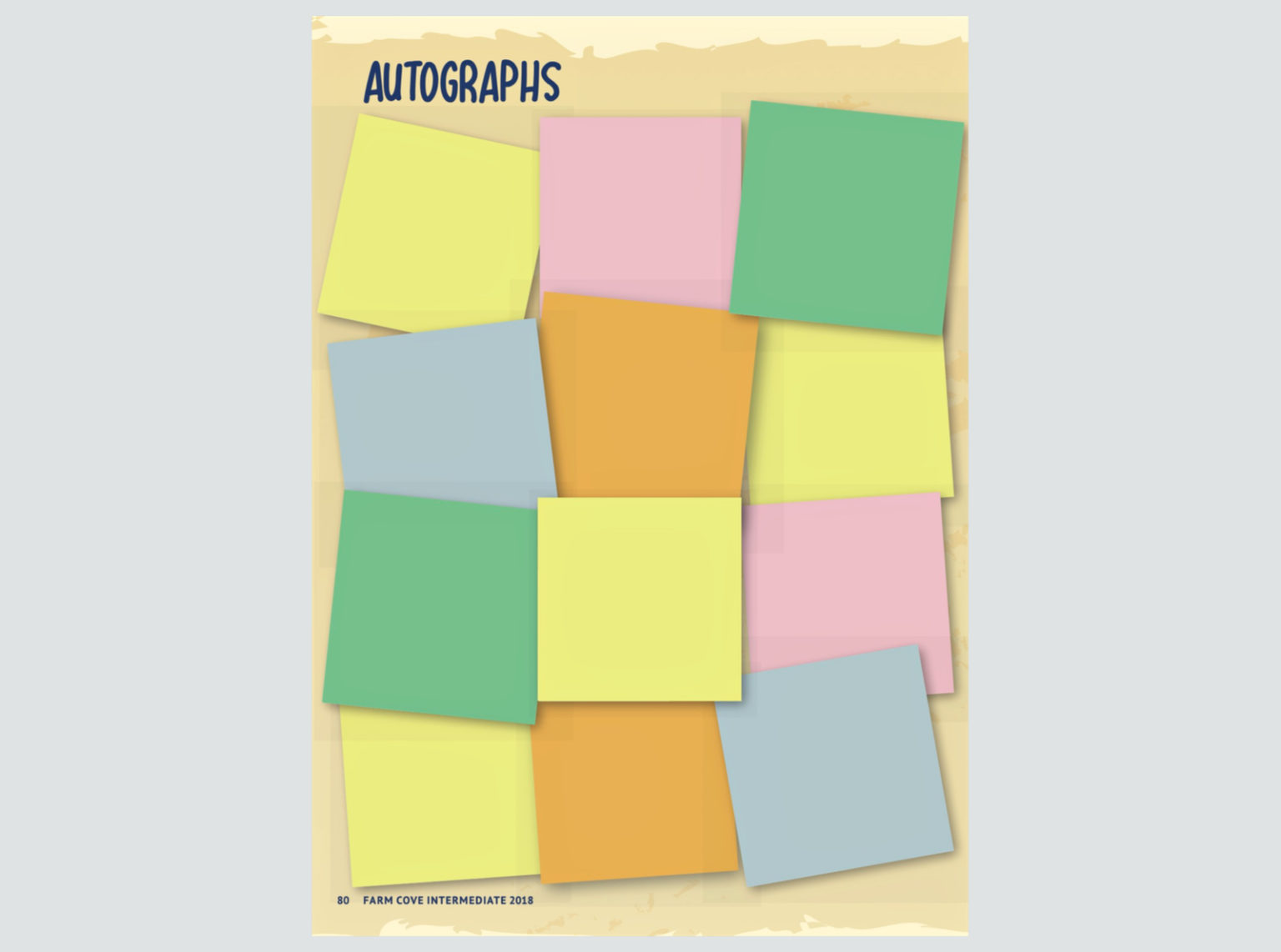 20 Autograph Page Designs for a Successful School Keepsake - Spacific ...