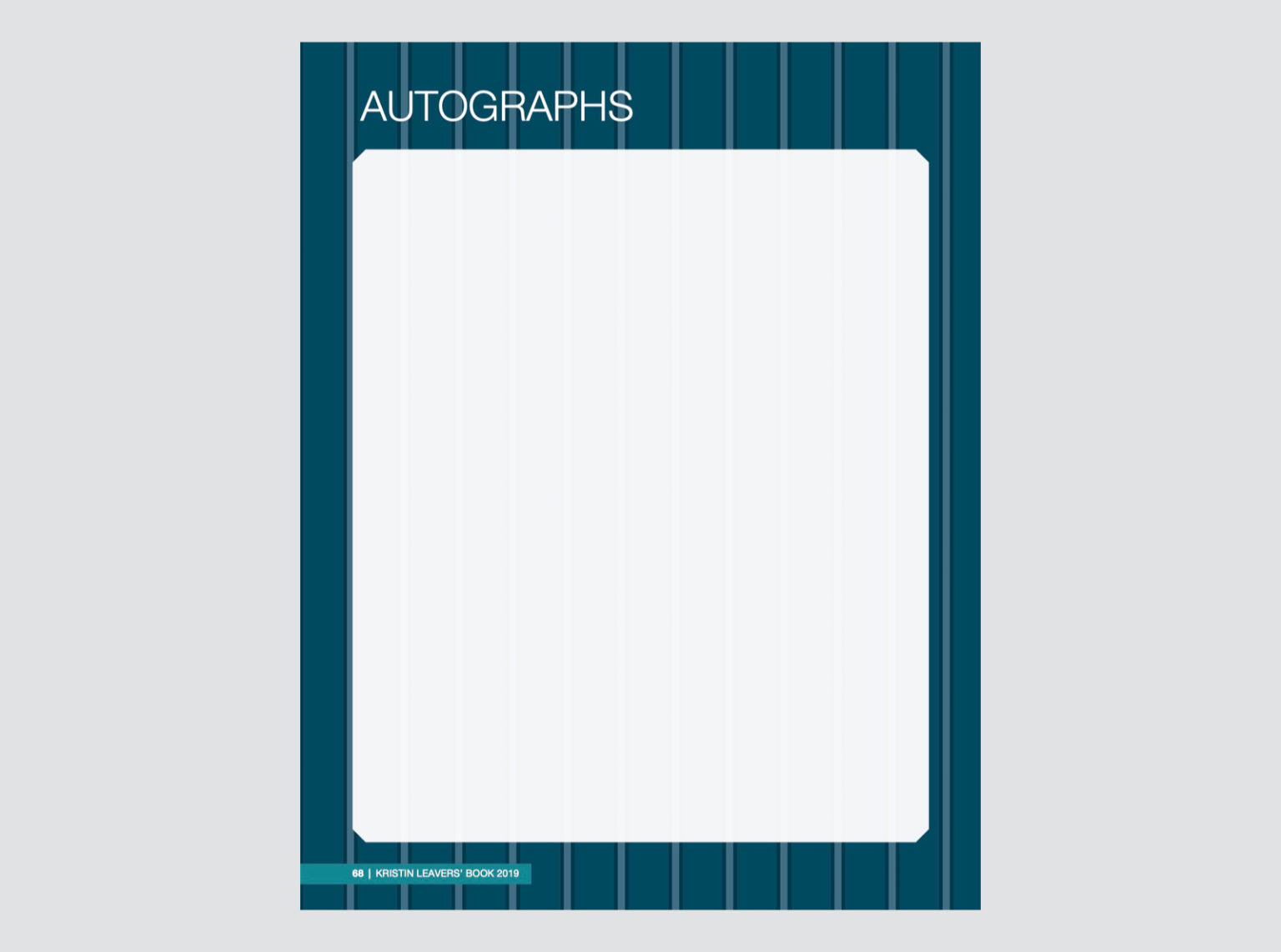 20 Autograph Page Designs for a Successful School Keepsake - Spacific ...