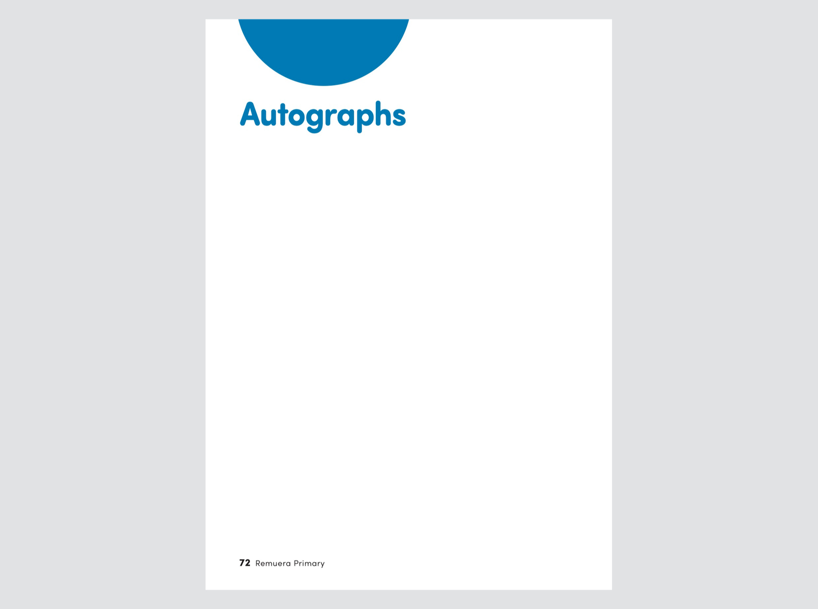 20 Autograph Page Designs for a Successful School Keepsake - Spacific ...