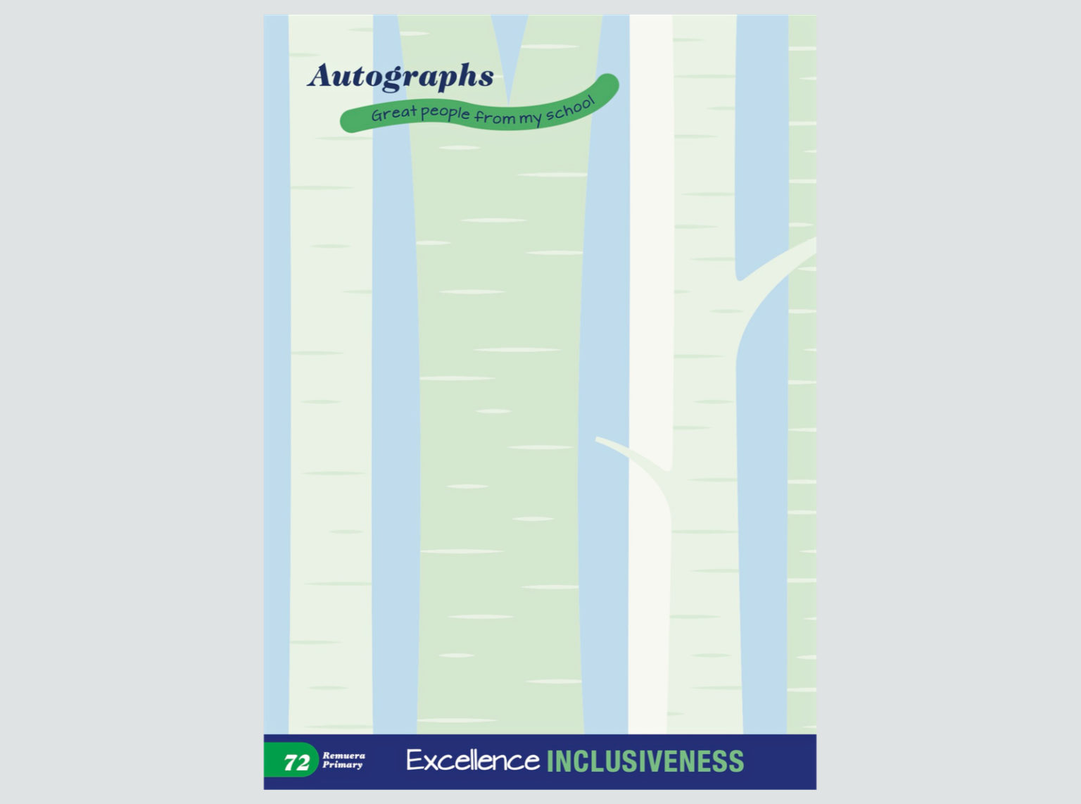 20 Autograph Page Designs for a Successful School Keepsake - Spacific ...