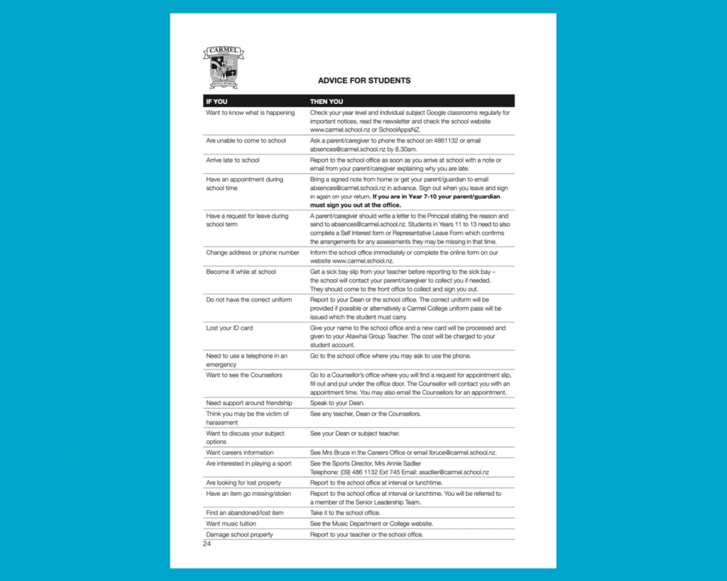 13 Great Features for Your School Student Diary! - Spacific Creative