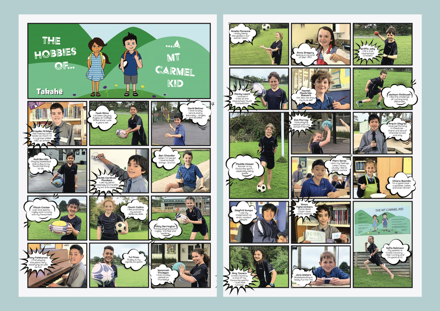 Creative Classroom Page Designs for Yearbooks! - Spacific Creative