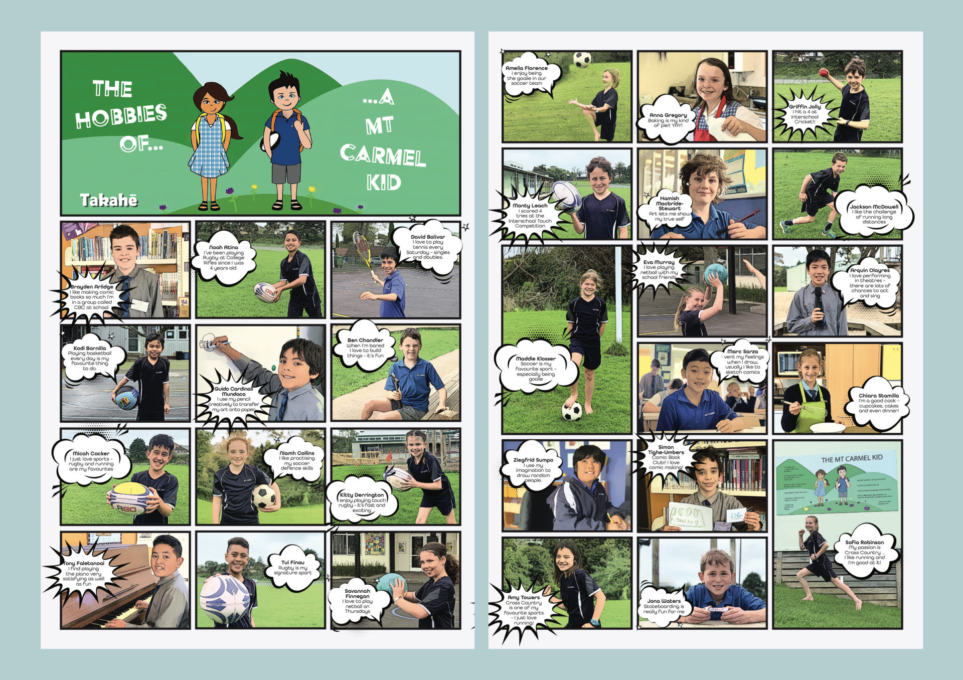 Creative Classroom Page Designs for Yearbooks! - Spacific Creative