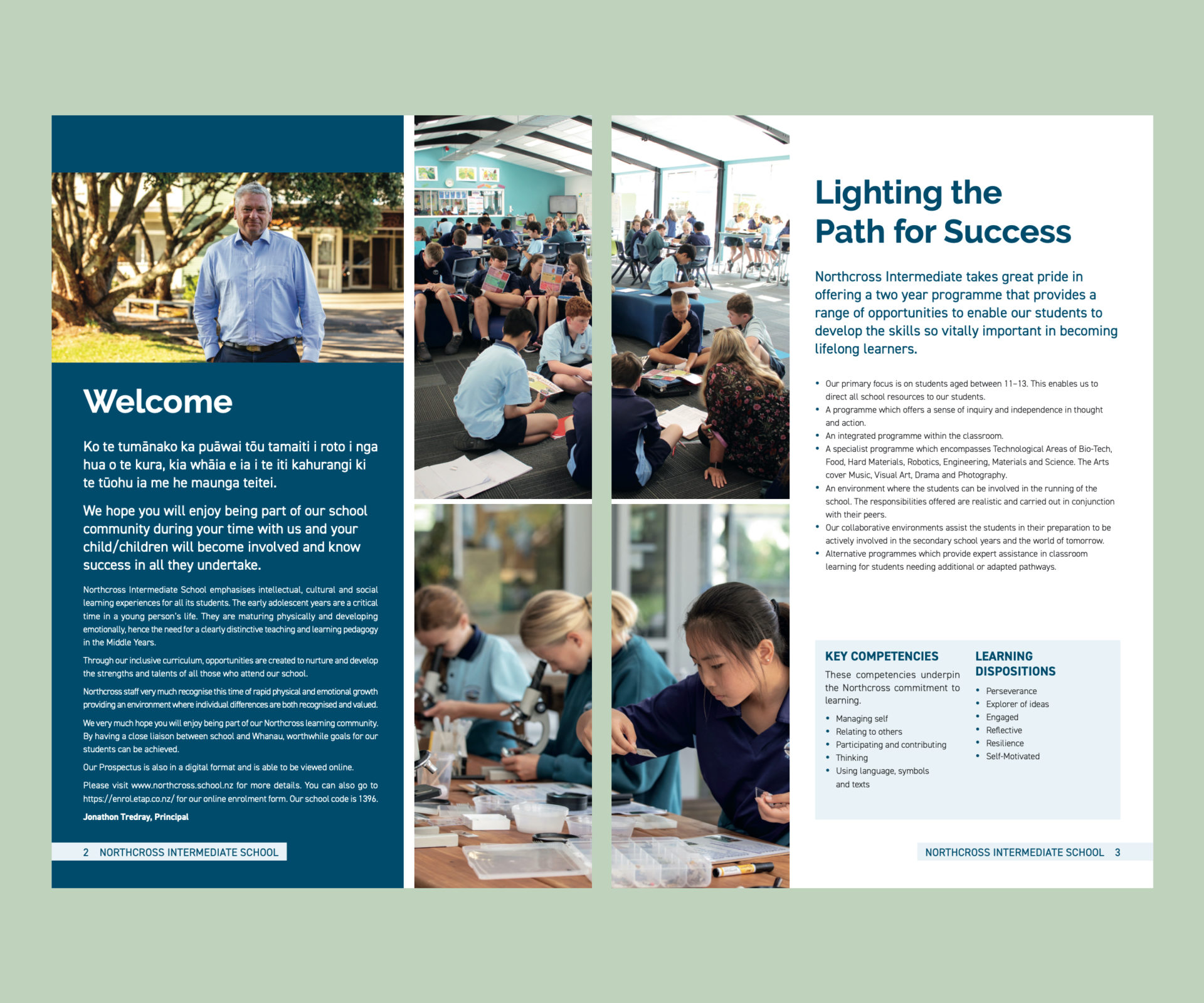 Great School Prospectus Page Designs! - Spacific Creative