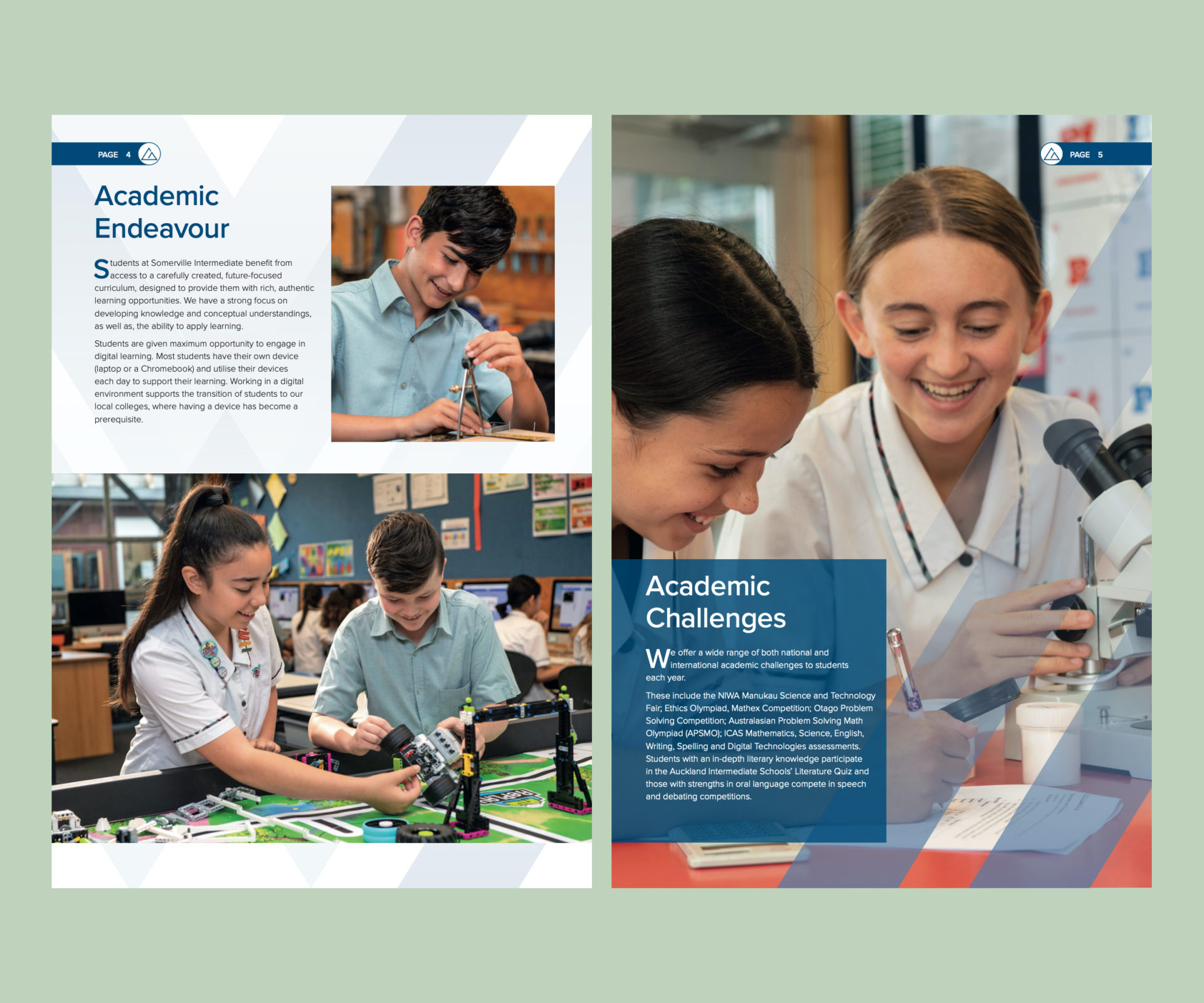 Great School Prospectus Page Designs! - Spacific Creative