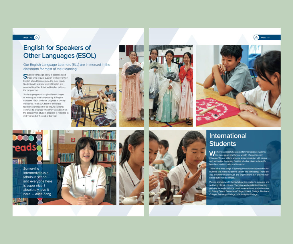 Great School Prospectus Page Designs! - Spacific Creative