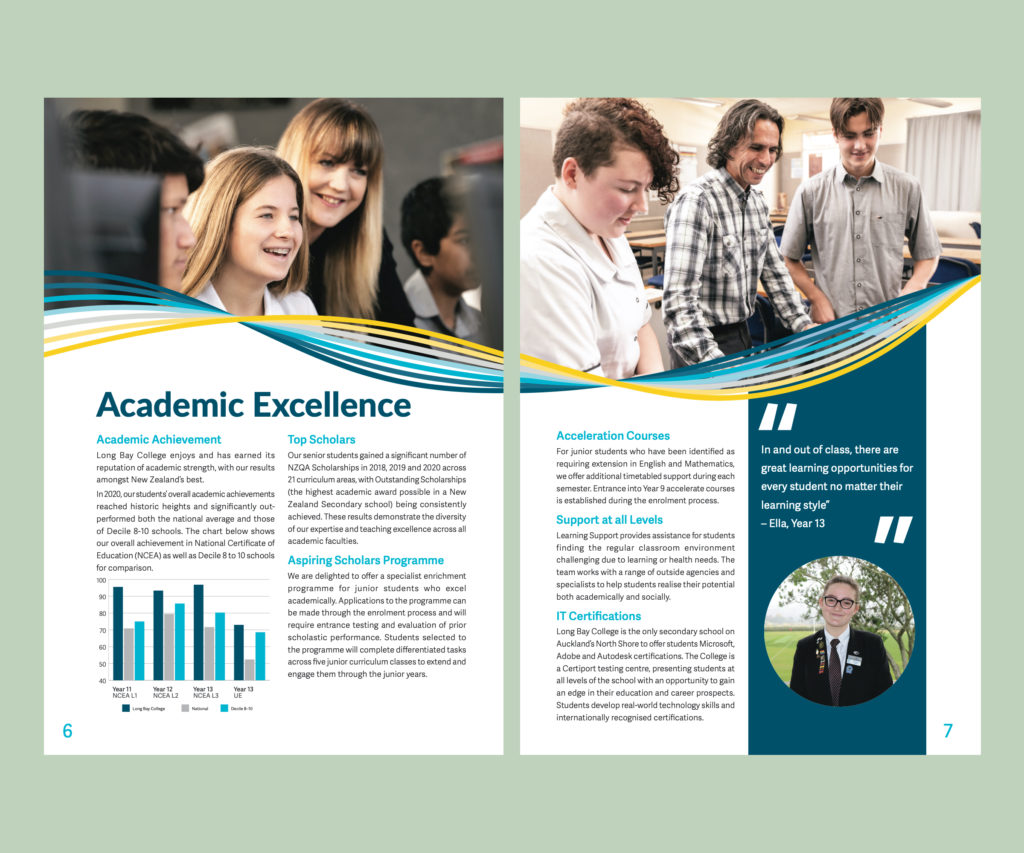 Great School Prospectus Page Designs! - Spacific Creative