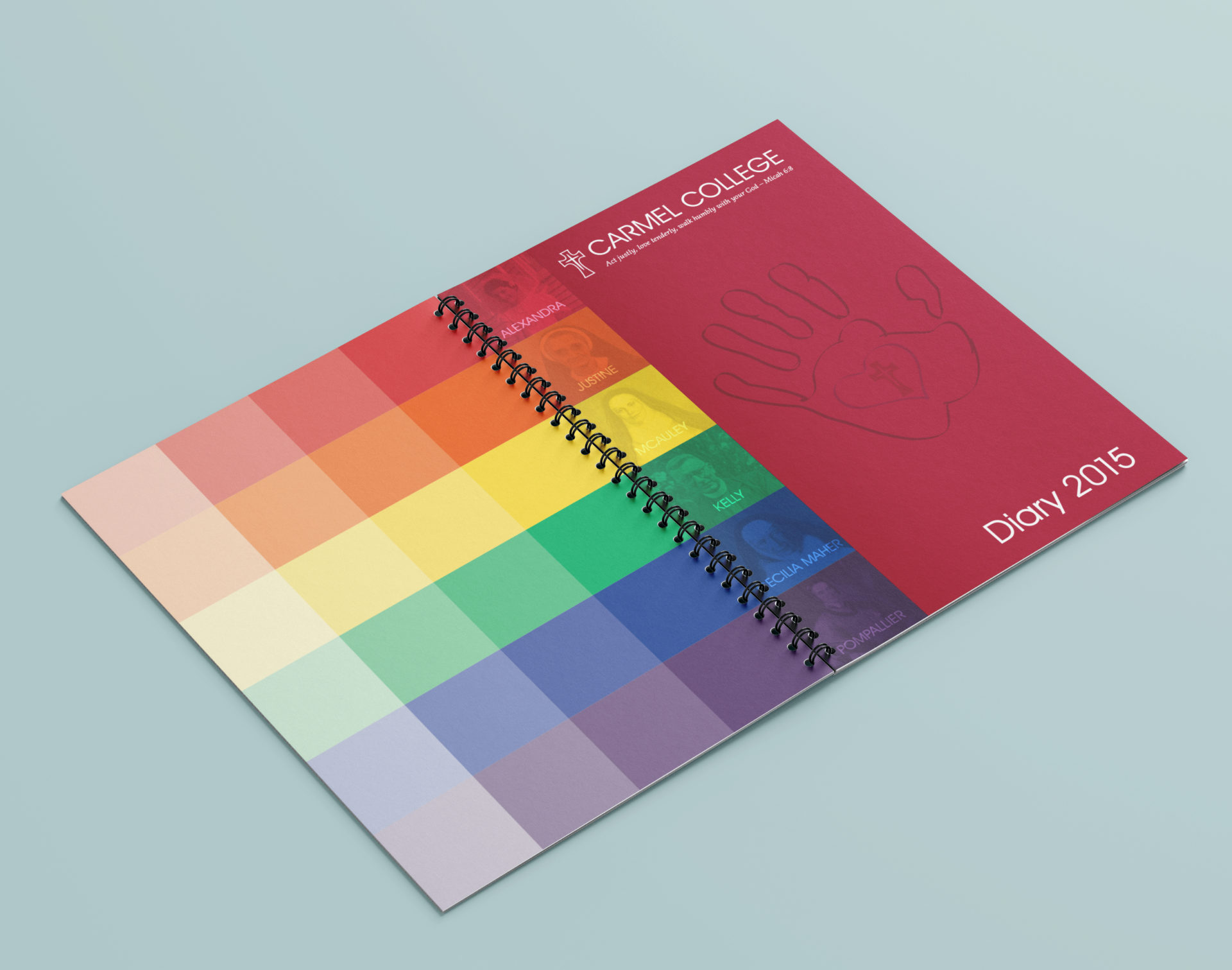 Rainbow School Yearbook Designs From Our Clients - Spacific Creative