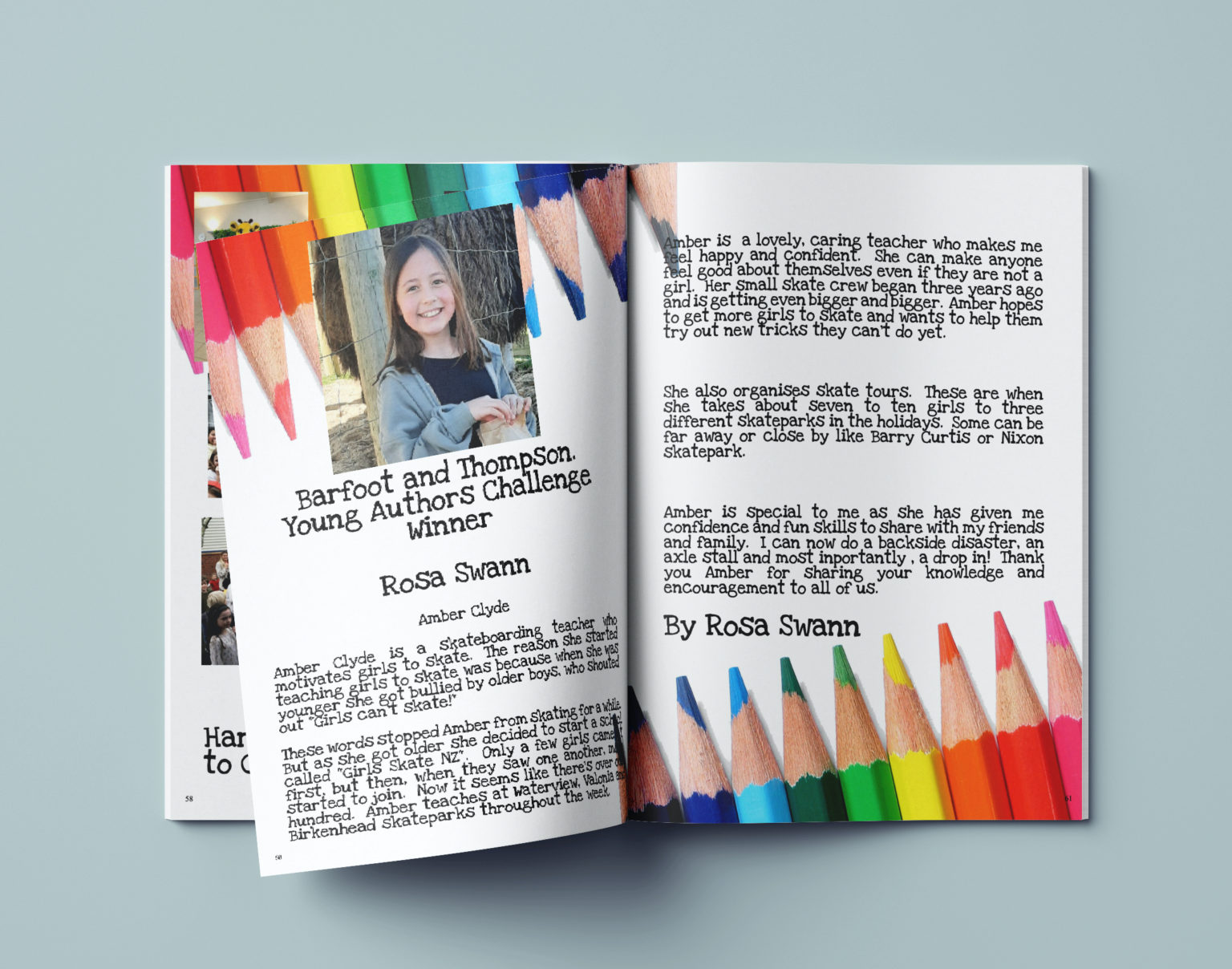 Rainbow School Yearbook Designs From Our Clients - Spacific Creative