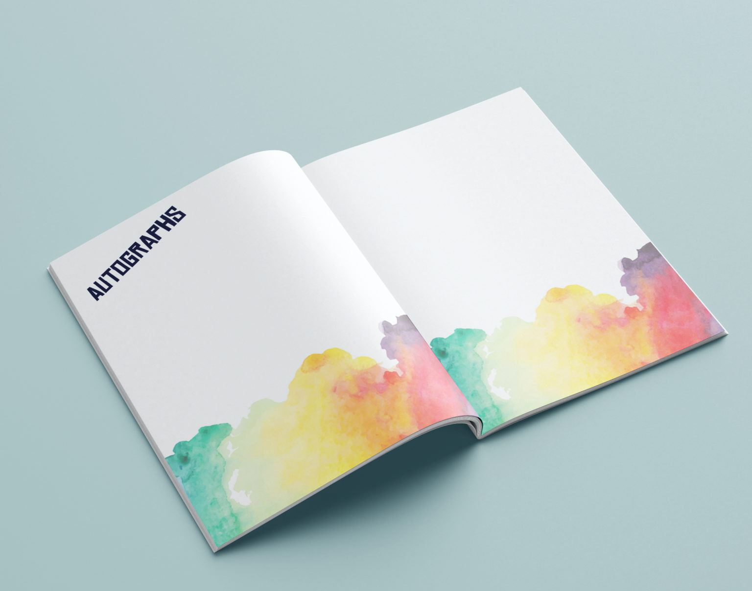 Rainbow School Yearbook Designs From Our Clients - Spacific Creative