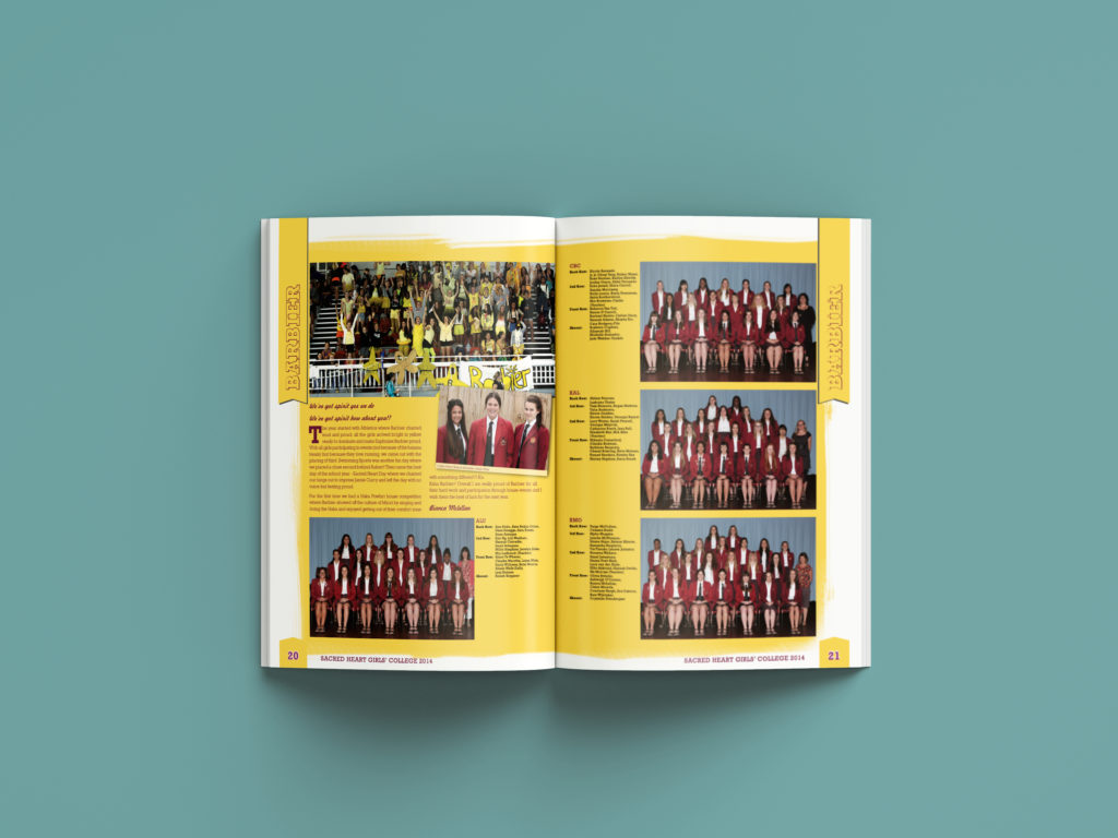 Yellow Yearbook Designs to Lift Your Mood! - Spacific Creative