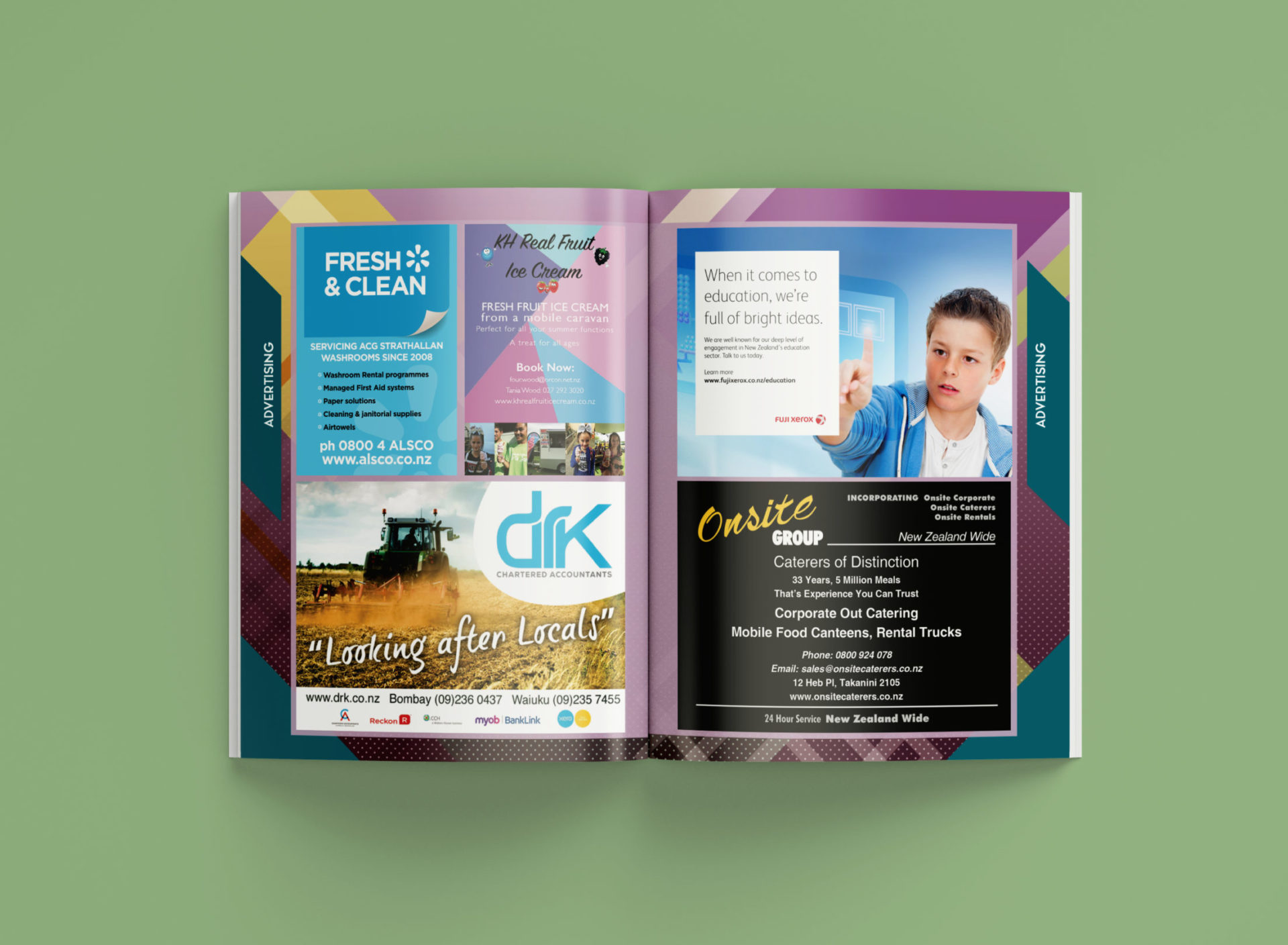 Get Inspired: Purple Yearbook Designs! - Spacific Creative