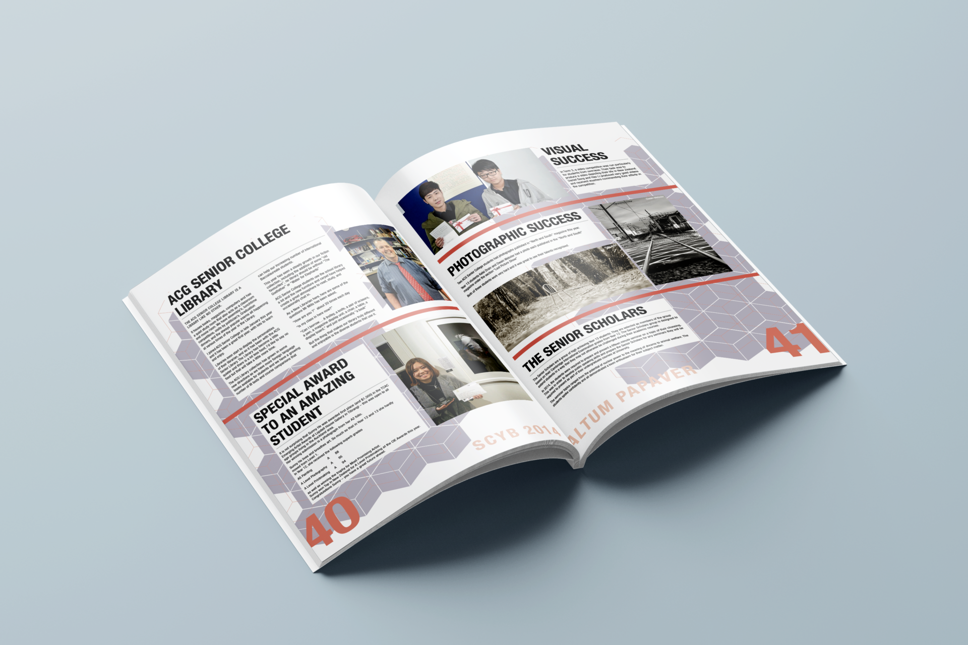 How to Style Yearbook Page Numbers - Spacific Creative