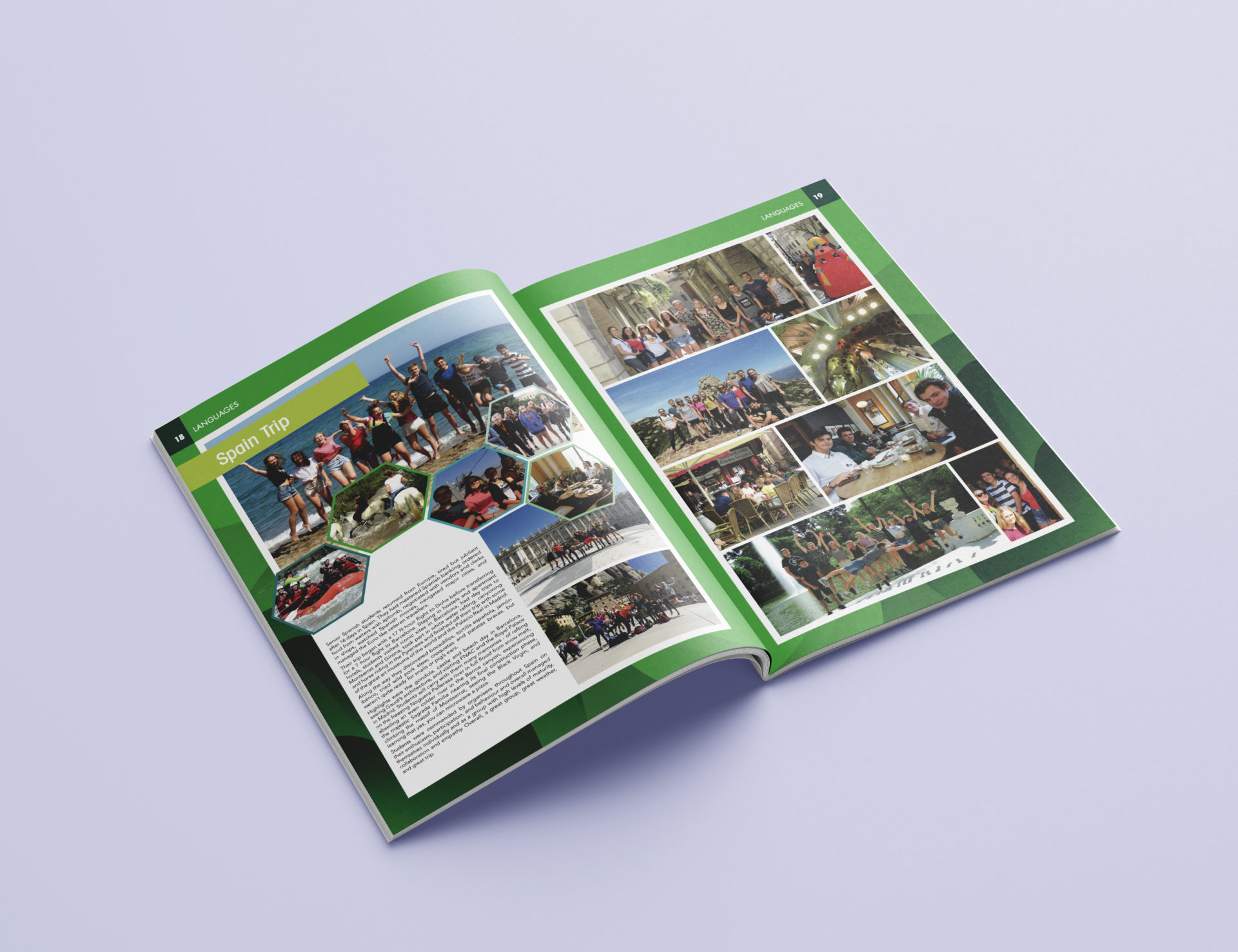 Page Border Designs for School Yearbooks! - Spacific Creative