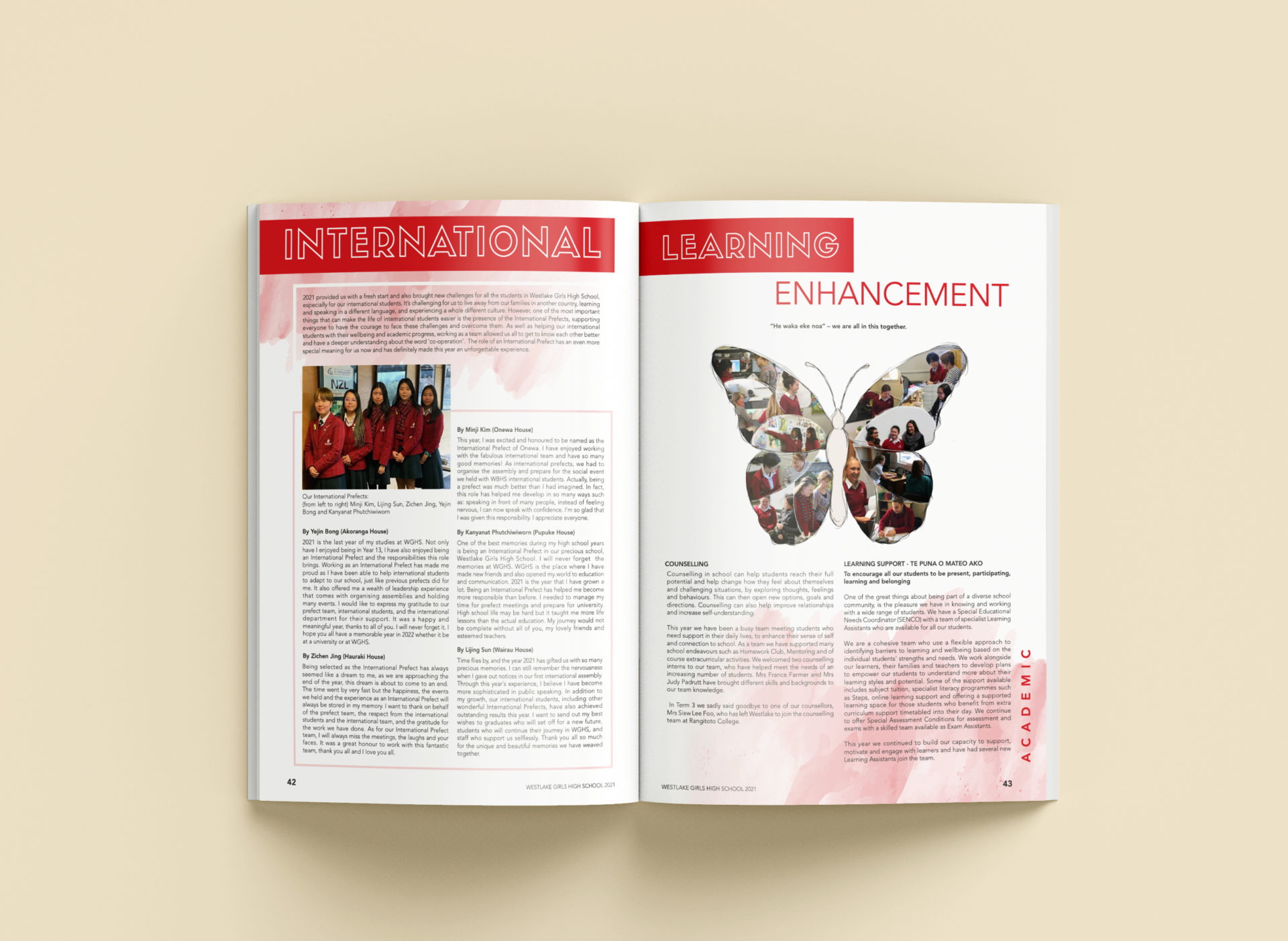 Red School Yearbook Page Designs! - Spacific Creative