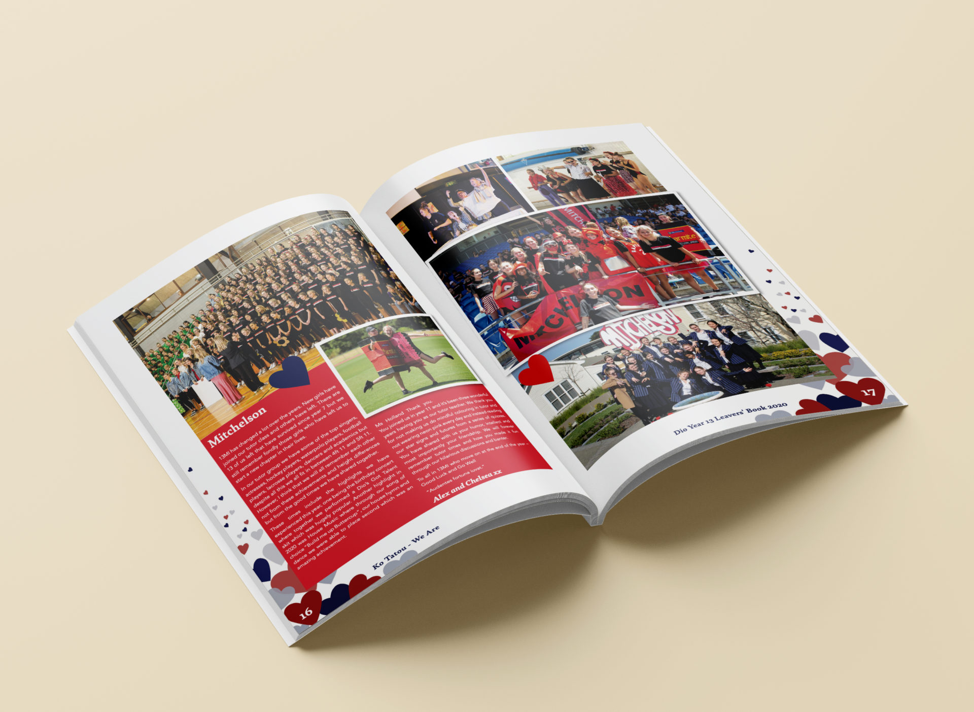 Red School Yearbook Page Designs! - Spacific Creative