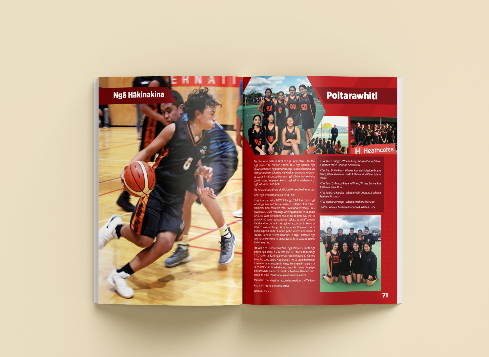 Red School Yearbook Page Designs! - Spacific Creative