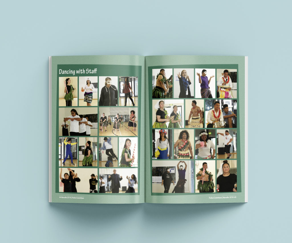 Green Yearbook Page Designs & Layouts! - Spacific Creative