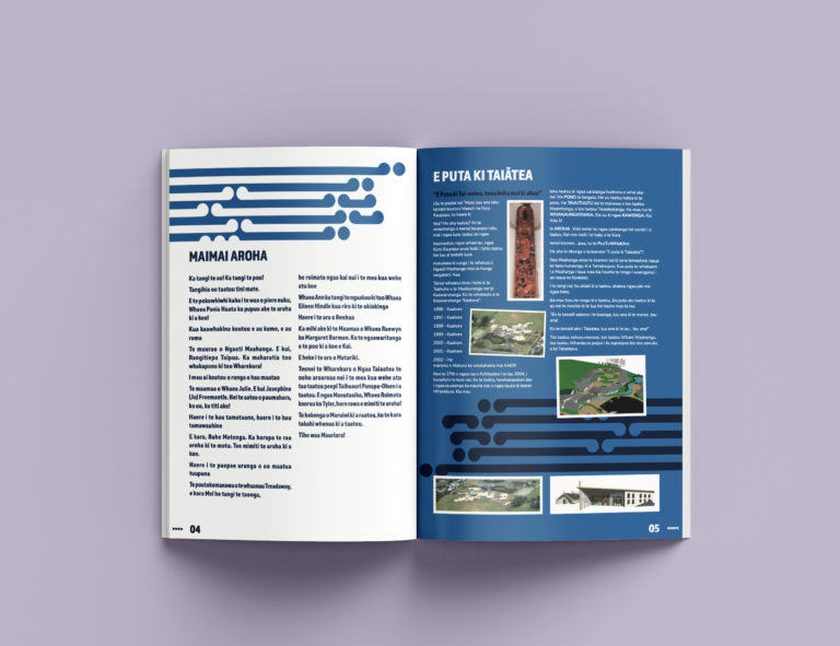 Blue School Yearbook Page Designs! - Spacific Creative